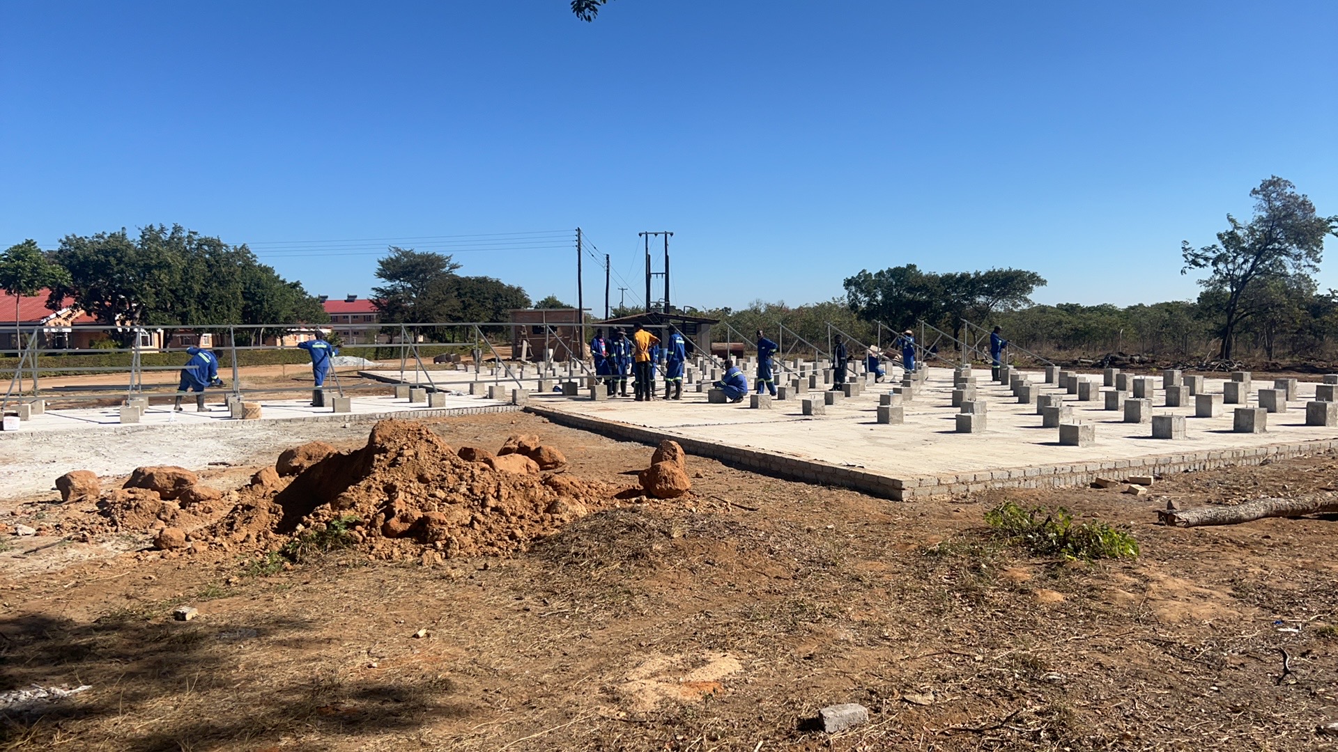 100kW Solar System in a Zimbabwean School - Inkpv